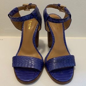 Coach | Shoes | Coach Python Sandals Lexey Us5 | Poshmark